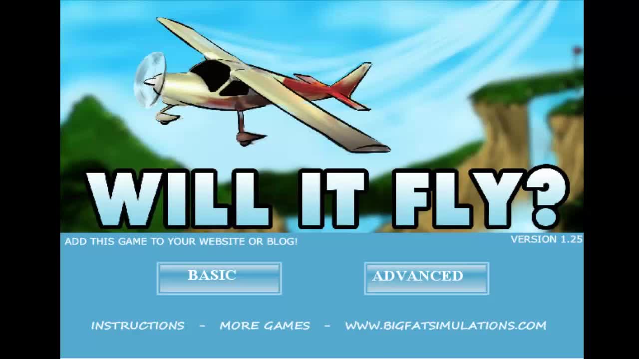 Play Free Online Airplane Games- Free Flight simulator Will It Fly ...