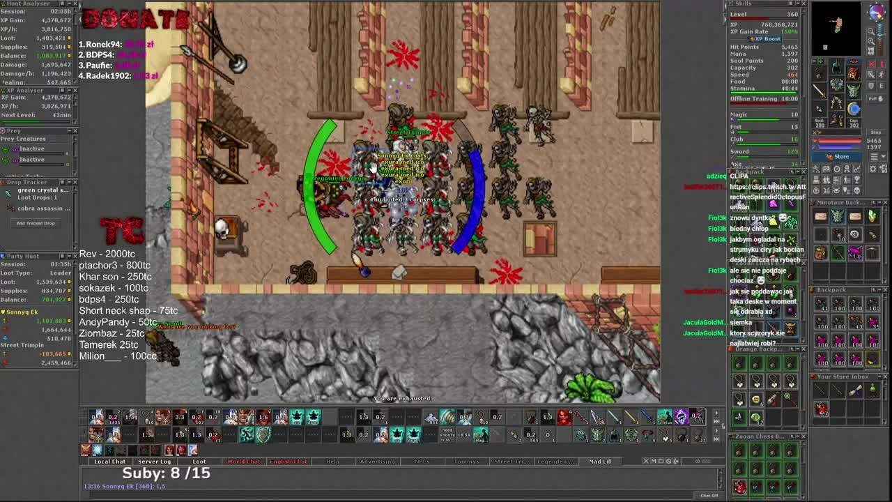Cobra bastion 350lvl / BOSSES PROFIT - Sonnyq Tibia - nabbot -tibia ...