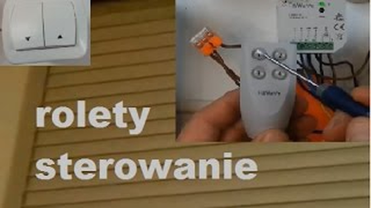 Roleta z napędem elektrycznym - sterowanie radiowe. FW-STR1P - CDA