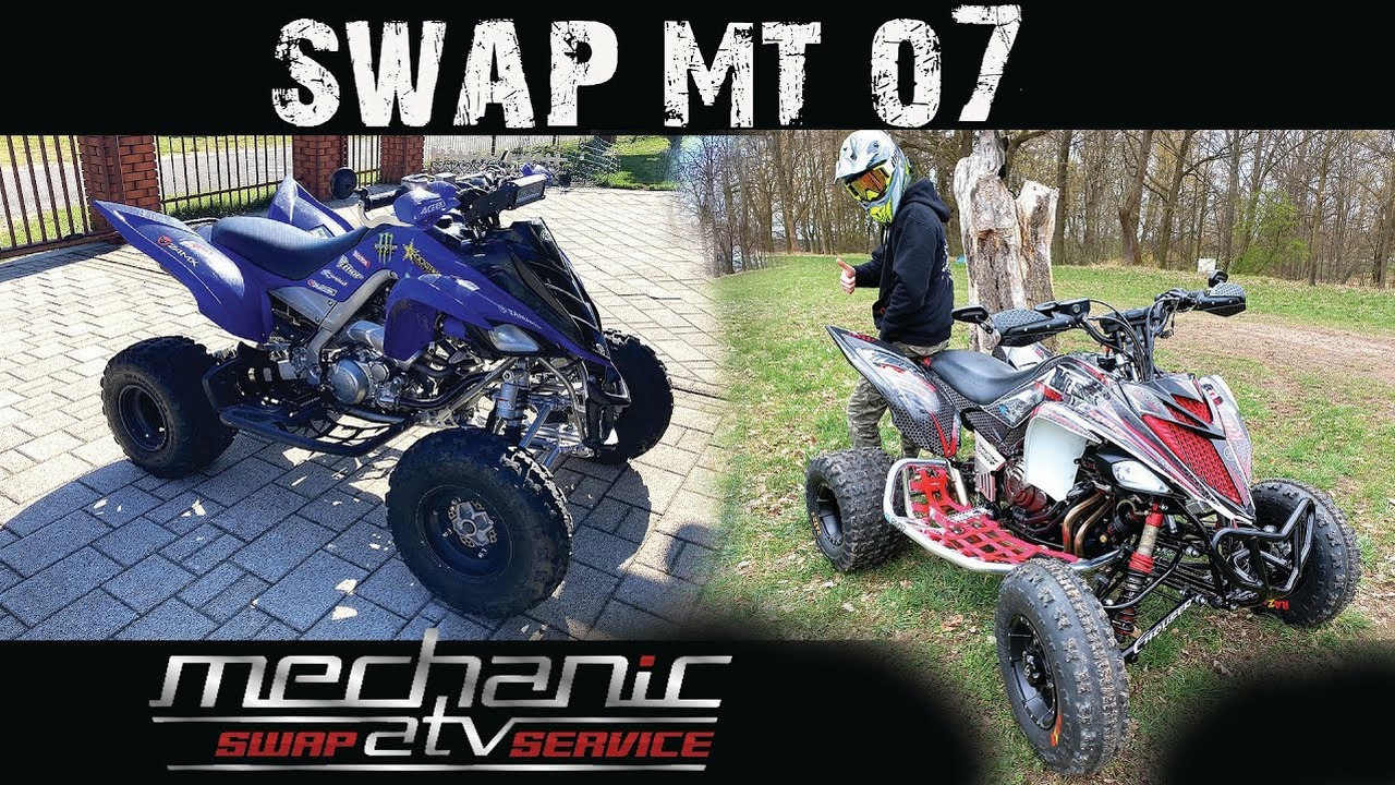 SWAP! Yamaha Raptor MT_07 / Made by Mechanic ATV / Ori ATV Riders / # ...