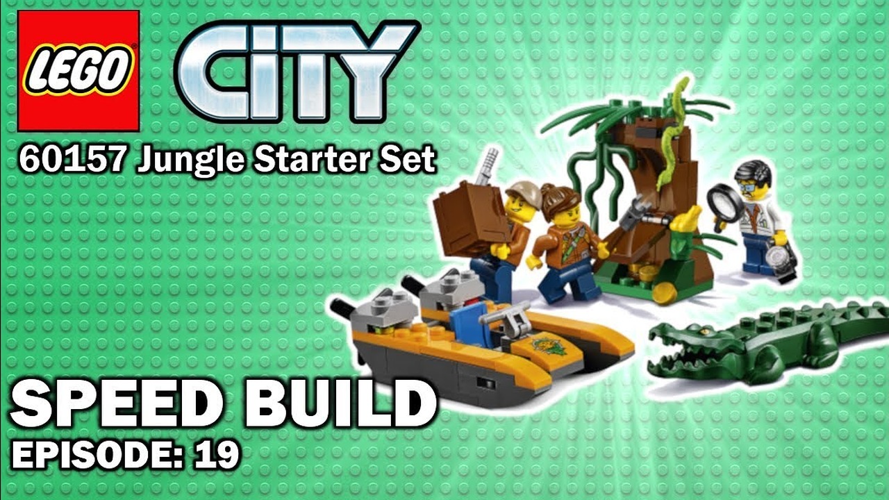 LEGO City Jungle 60157 Jungle Starter Set - Speed Build #19 - CDA