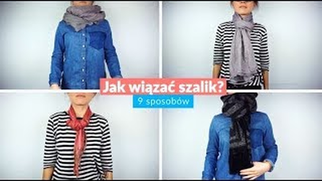Jak wiązać szalik/apaszkę? - CDA