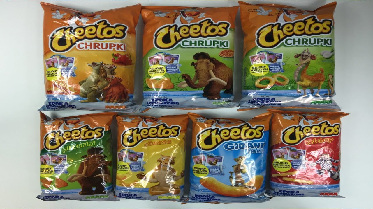 ICE AGE: Collision Course CHEETOS // Ice Age Movie Stickers - CDA