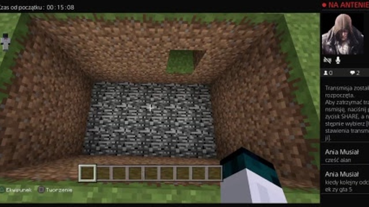 Minecraft grafika super PS4 rozgrywka - CDA