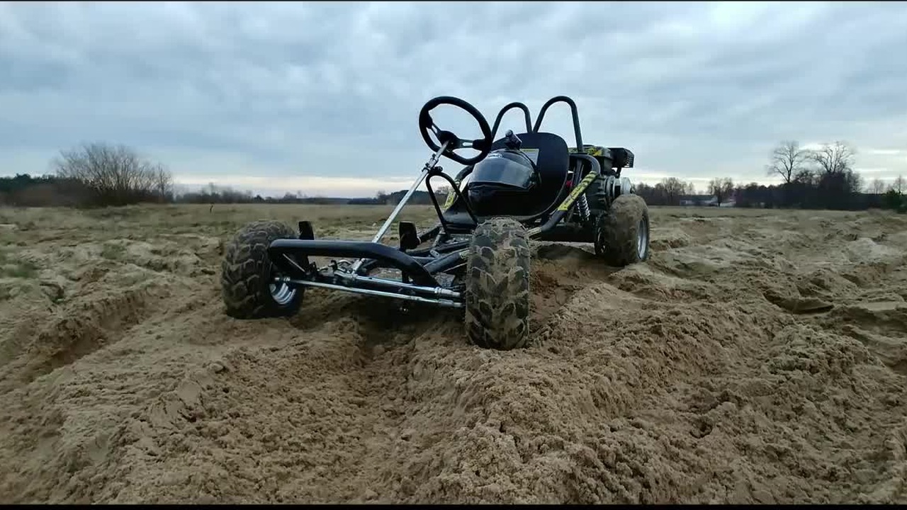 DRIFT BUGGY GO KART OFFROAD 200cm3 6. 5KM Klon Hondy GX200 - CDA