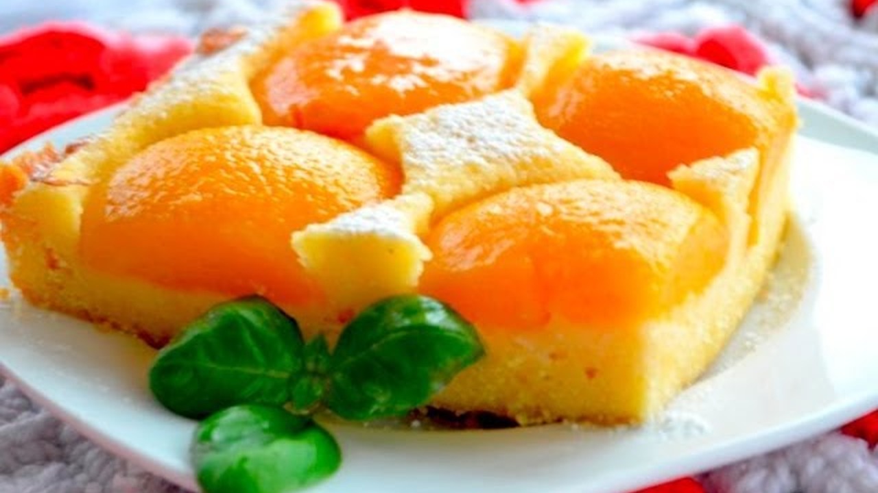 Prosty placek z brzoskwiniami - Jak zrobić - [Smakowite Dania] - CDA