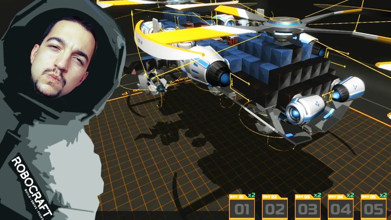 Pierwszy Robocopter | Robocraft /Luckości - CDA