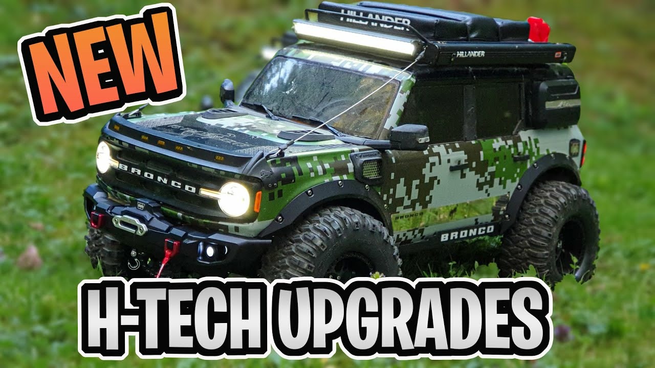 New Traxxas Trx4 2021 Bronco Upgrades from H-TECH Customs Parts! RC Off ...