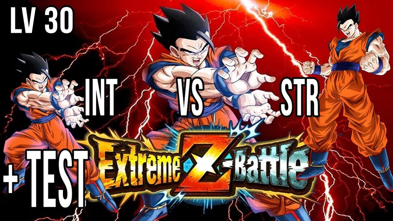 EXTREME Z BATTLE ULTIMATE GOHAN LV 30 I TEST STR VS INT GOHAN | Dragon ...